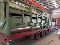 China Wire Rod Double-Position Turnover Door Peening Machine with Rust Cleaning Equipment for sale