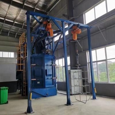 China 3meters Long and 5 Meters Wide Hook Shot Blasting Machine for Stainless Steel Products for sale