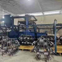 China 3meters Long and 5 Meters Wide Hook Shot Blasting Machine for Stainless Steel Products for sale