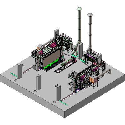 China PMW5500 Wire Rod Coil Shot Blasting Machine for Wire Products Industry Requirement for sale