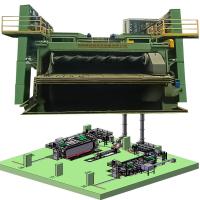 China Alternative Pickling Cleaning 4-9 Coils Per Hour Wire Rod Coil Shot Blasting Machine for sale