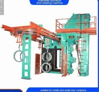 China Overhead Conveyor Shot Blasting Machine Newly Developed Abrasive Separators for Cleaning for sale