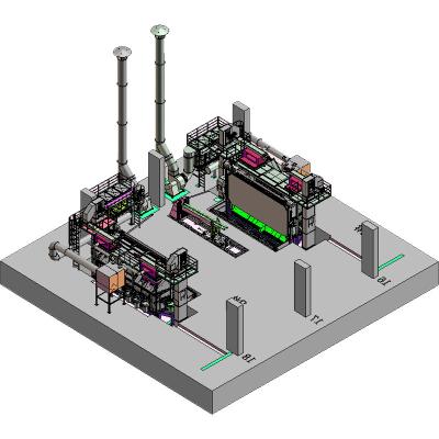 China Smooth Wire Rod Coil Shot Blasting Machine with Mandrel and Door Automatic PLC Control for sale