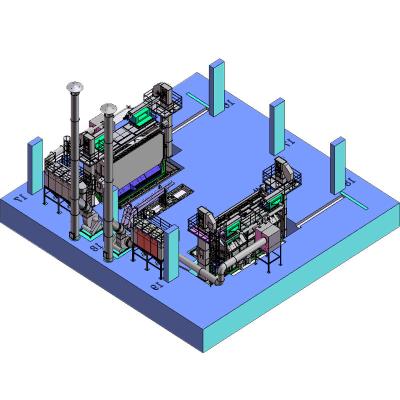 China High Cleanliness 4-9 Rolls Per Hour Descaling Speed Wire Rod Coil Shot Blasting Machine for sale