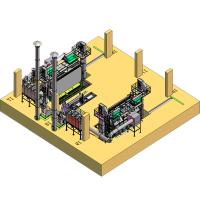 China High Cleanliness 4-9 Rolls Per Hour Descaling Speed Wire Rod Coil Shot Blasting Machine for sale