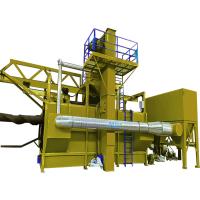 China Retractable Mobile Mandrel Wire Rod Coil Shot Blasting Machine for Blasting Processes for sale