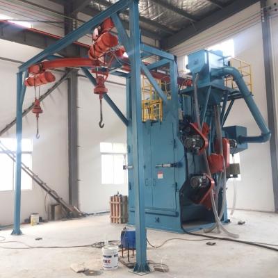 China Steel Rust Removal Hanging Shot Blasting Machine with High Cleanliness Efficiency Level for sale