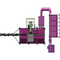 China Customizable Wire Rod Coil Shot Blasting Machine 2-4 Rolls per Hour 0.2-0.3% Wire Loss for sale