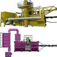 China Customizable Wire Rod Coil Shot Blasting Machine 2-4 Rolls per Hour 0.2-0.3% Wire Loss for sale