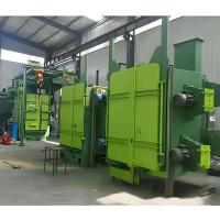 China Electric Spinner Hanger Shot Blasting Machine with Auto Stop Device Terms of Payment for sale