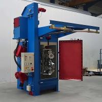 China Electric Spinner Hanger Shot Blasting Machine with Auto Stop Device Terms of Payment for sale