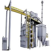China Professional Hook Shot Blasting Machine for Aluminum Alloy Wheels Fittings and Rims for sale