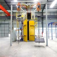 China Professional Hook Shot Blasting Machine for Aluminum Alloy Wheels Fittings and Rims for sale