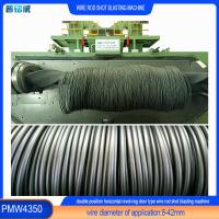 China Wire Rod Coil Shot Blasting Machine 0.2-0.3% Wire Loss and 4.35m Cantilever Mandrel Length for sale