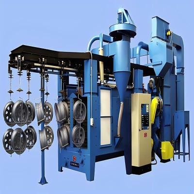 China Hanger Type Shot Blasting Machine for Fire Extinguishers and Liquefied Gas Tanks for sale