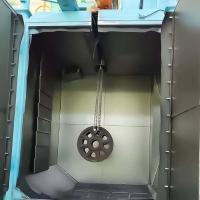 China Hook Type Shot Blasting Machine for High Cleanliness Rust Removal of Alloy Wheels for sale