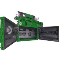 China Manganese Steel Guard Liner Wire Rod Coil Shot Blasting Machine for Derusting Cost 15-35RMB/T for sale