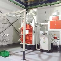 China Hook Type Shot Blasting Machine for High Cleanliness Rust Removal of Alloy Wheels for sale