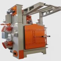 China Electric Derusting Overhead Hanger Shot Blasting Cleaning Machine for Steel Profiles for sale