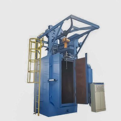 China Q37 Series Overhead Hanger Hook Type Shot Blasting Machine for Cleaning Blue Colors for sale