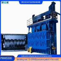 China 30kw/Set Blast Wheel Power Wire Rod Coil Shot Blasting Machine for Wire Surface Derusting for sale