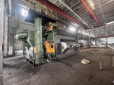 China PMW3850 Double-Position Turnover Door Wire Rod Shot Blasting Machine for Rust Removal for sale