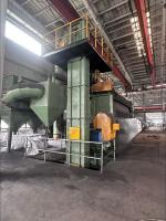 China PMW3850 Double-Position Turnover Door Wire Rod Shot Blasting Machine for Rust Removal for sale