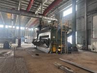 China PMW3850 Double-Position Turnover Door Wire Rod Shot Blasting Machine for Rust Removal for sale