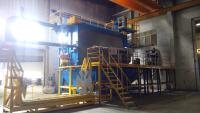 China PMW3850 Double-Position Turnover Door Wire Rod Shot Blasting Machine for Rust Removal for sale