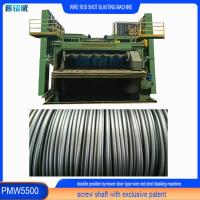 China Wire Rod Coil Shot Blasting Machine for Stainless Steel Products 0.2-0.3% Wire Loss for sale