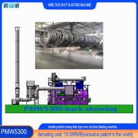 China Customized Derusting Cost Multiple Colors Wire Rod Coil Shot Blasting Cleaning Machine for sale