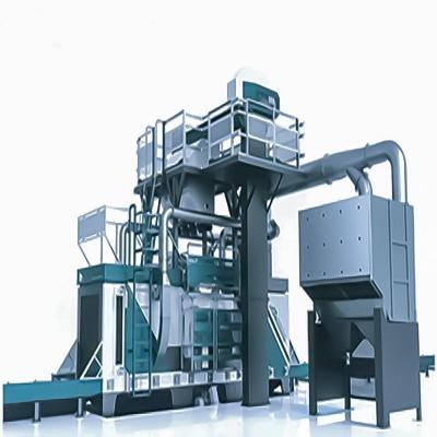 China Spinner Hanger Hook Type Shot Blasting Machine for Mighty Car Wheel by Crawler Abrator for sale