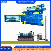 China Pumingwei Blast Wheel Total Power Wire Surface Derusting Machine 4-10 Coils Per Hour for sale