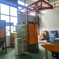 China 2500kg Spinner Hanger Hook Overhead Shot Blasting Machine for Derusting and Efficiency for sale