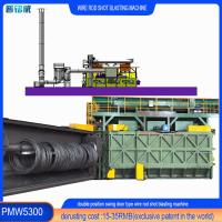 China Wire Cleaning Rod Coil Shot Blasting Machine for Different Specifications Wire Coils for sale