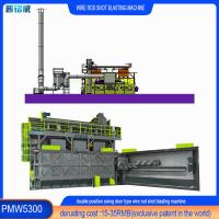 China Wire Rod Coil Shot Blasting Machine for Low Carbon Steel at 15-35RMB/T Derusting Cost for sale