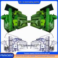 China Wire Rod Coil Shot Blasting Machine with Production Cycle and 2500 Kg Loading Capacity for sale