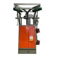 China High Cleanliness Rfq Double Spinner Hanger Hook Type Shot Blasting Machine for Results for sale
