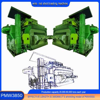 China Perfect Blast Wheel Wire Rod Coil Shot Blasting Machine for and Improved Performance for sale