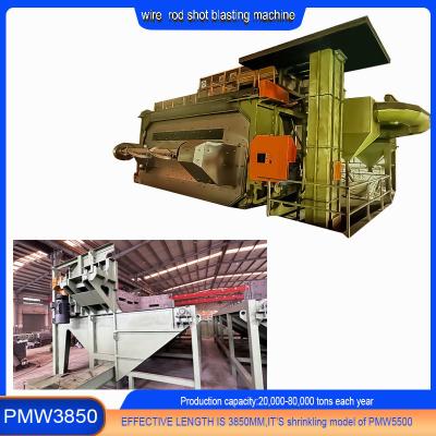 China Wire Rod Coil Shot Blasting Machine for Wire Descaling in Various Product Industries for sale
