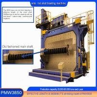 China High Cleanliness PC Strand Shot Blasting Machine for Automatic Wire Rod Coil Cleaning for sale
