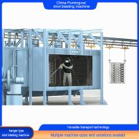 China International Standard Spinner Hanger Hook Shot Blasting Machine with Multiple Monorails for sale