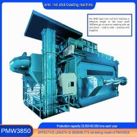 China Wire Products Descaling and Shot Peening Electric Wire Rod Coil Shot Blasting Machine for sale