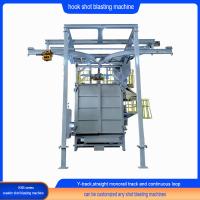 China 5000 Kg Max Single Hanger Load Hook Type Shot Blasting Machine with 4470*3315*5365mm Size for sale