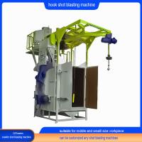 China 5000 Kg Max Single Hanger Load Hook Type Shot Blasting Machine with 4470*3315*5365mm Size for sale