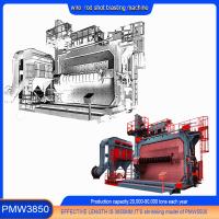 China 30kw/Set Professional Wire Metal Surface Shot Peening Wire Rod Coil Shot Blasting Machine for sale