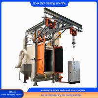 China Crawler Abrator Max Hanger Load 2268 Kg Spinner Hanger Hook Type Shot Blasting Machine for sale