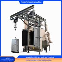 China Crawler Abrator Max Hanger Load 2268 Kg Spinner Hanger Hook Type Shot Blasting Machine for sale