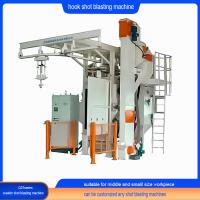China Crawler Abrator Q3710 Cleaning Equipment Hook Type Shot Blasting Machine 1000 Kg for sale