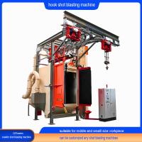 China Electric K50 Spinner Hanger Hook Type Shot Blasting Cleaning Machine for Shot Peening for sale